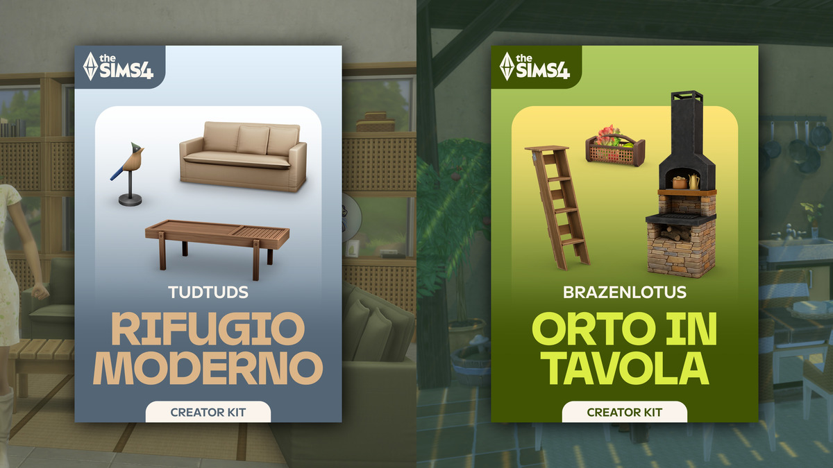 "Rifugio Moderno" e "Orto in Tavola" sono i nuovi Kit di The Sims 4 ...